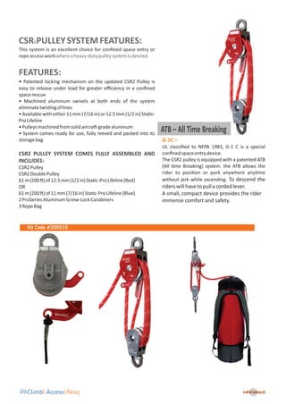 Rescue kit - Lifegear Safetech | PDF