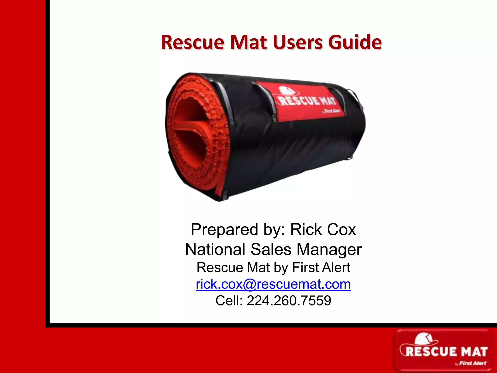 Rescue Mat Users Guide Rev1 | PPT