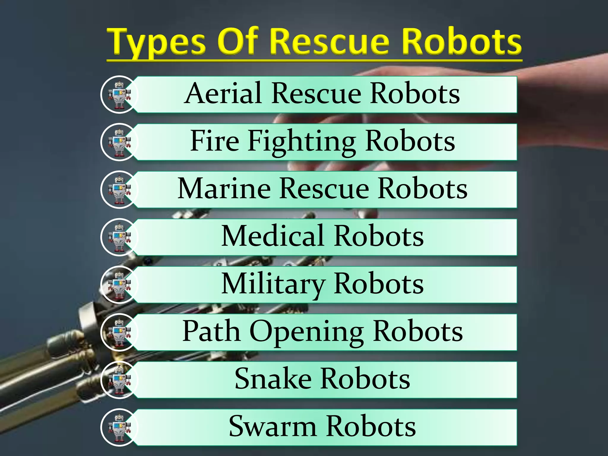 Rescue Robots | PPTX