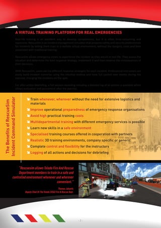 Rescue sim brochure | PDF