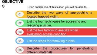 Rescue strategy and technique PPT | PPTX