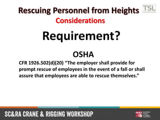 2014 CRW - Rescuing Personnel From Heights | PDF