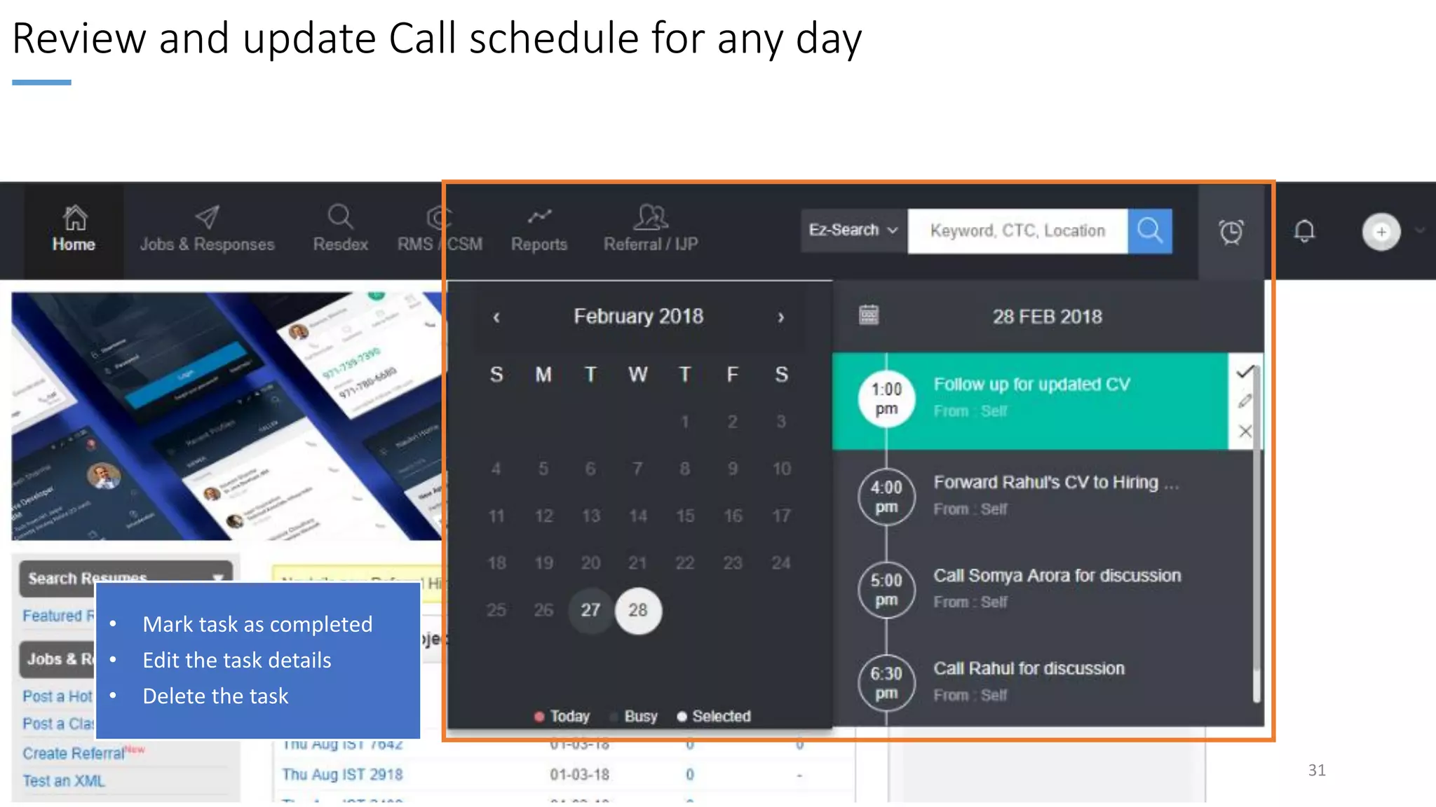 Naukri Resdex - New Features for Recruiter Productivity | PDF