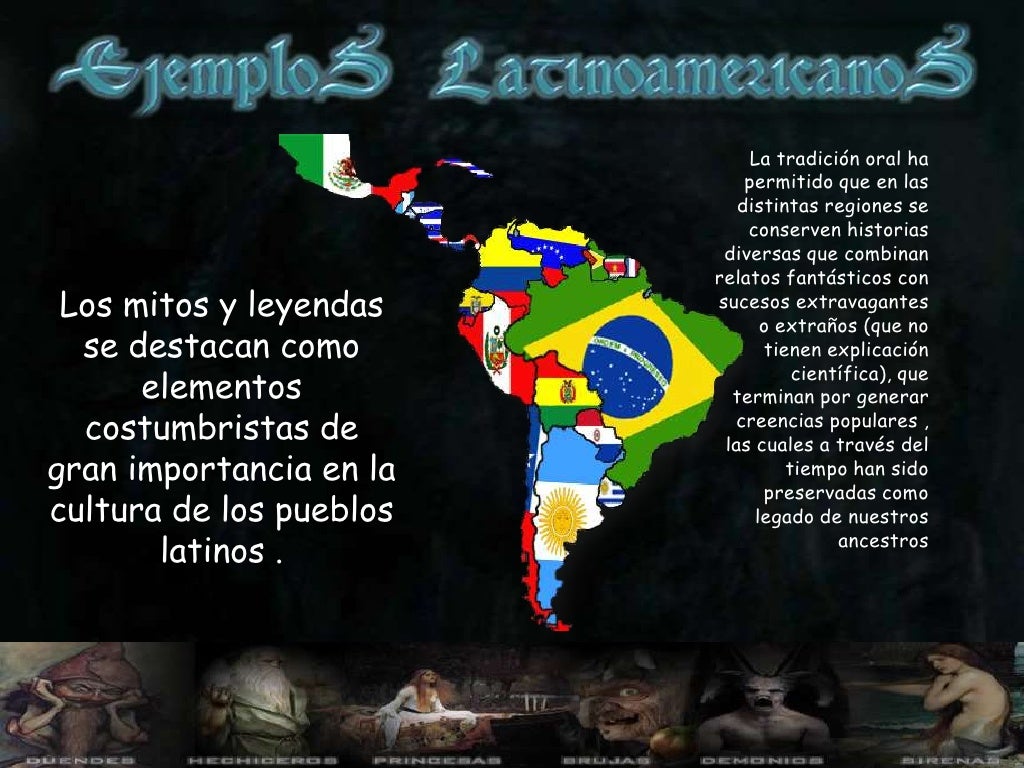Reseña de mitos y leyendas latinoamericanos