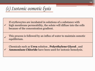 Resealed erythrocytes | PPT
