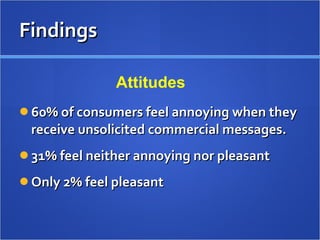 Unsolicited commercial message | PPT