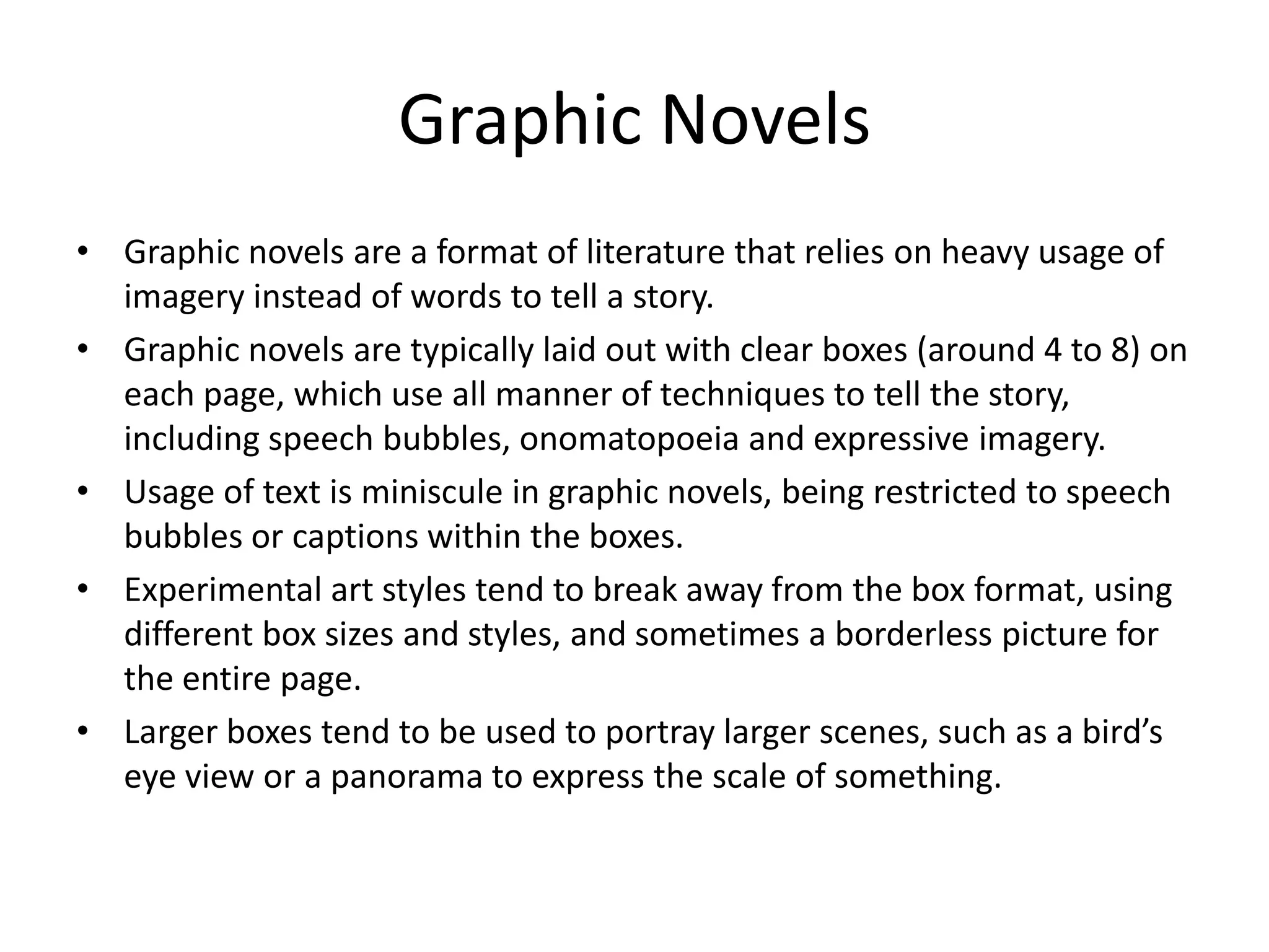 Graphic Narrative Research T1 | PPTX