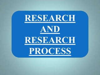 Research and its process | PPSX