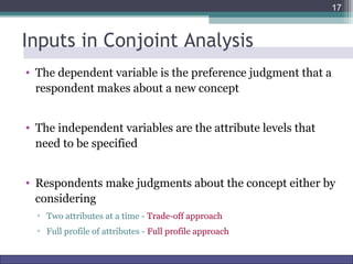 Multidimensional scaling & Conjoint Analysis | PPT