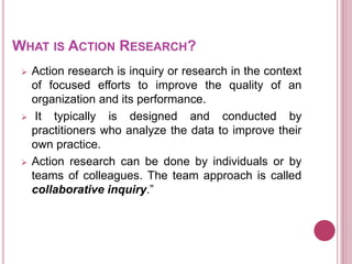 Action Research | PPT