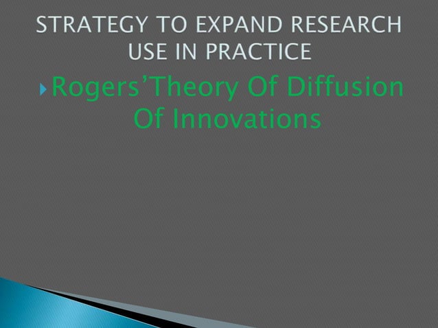 UTILIZATION OF NURSING RESEARCH | PPTX