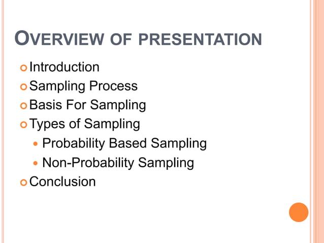 Sampling in Research | PPTX | Science