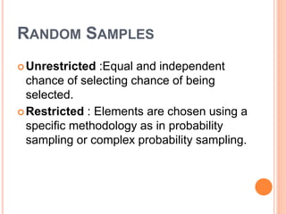 Sampling in Research | PPTX