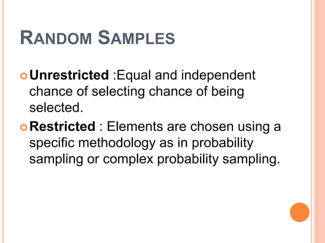 Sampling in Research | PPTX | Science
