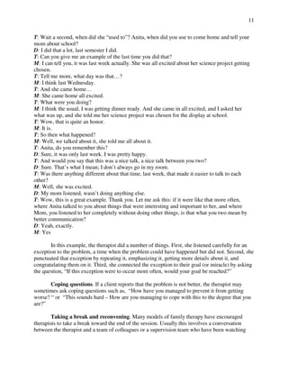 Solution Focused Therapy Treatment Manual | PDF