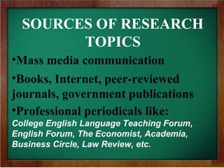 QUALITATIVE RESEARCH | PPT