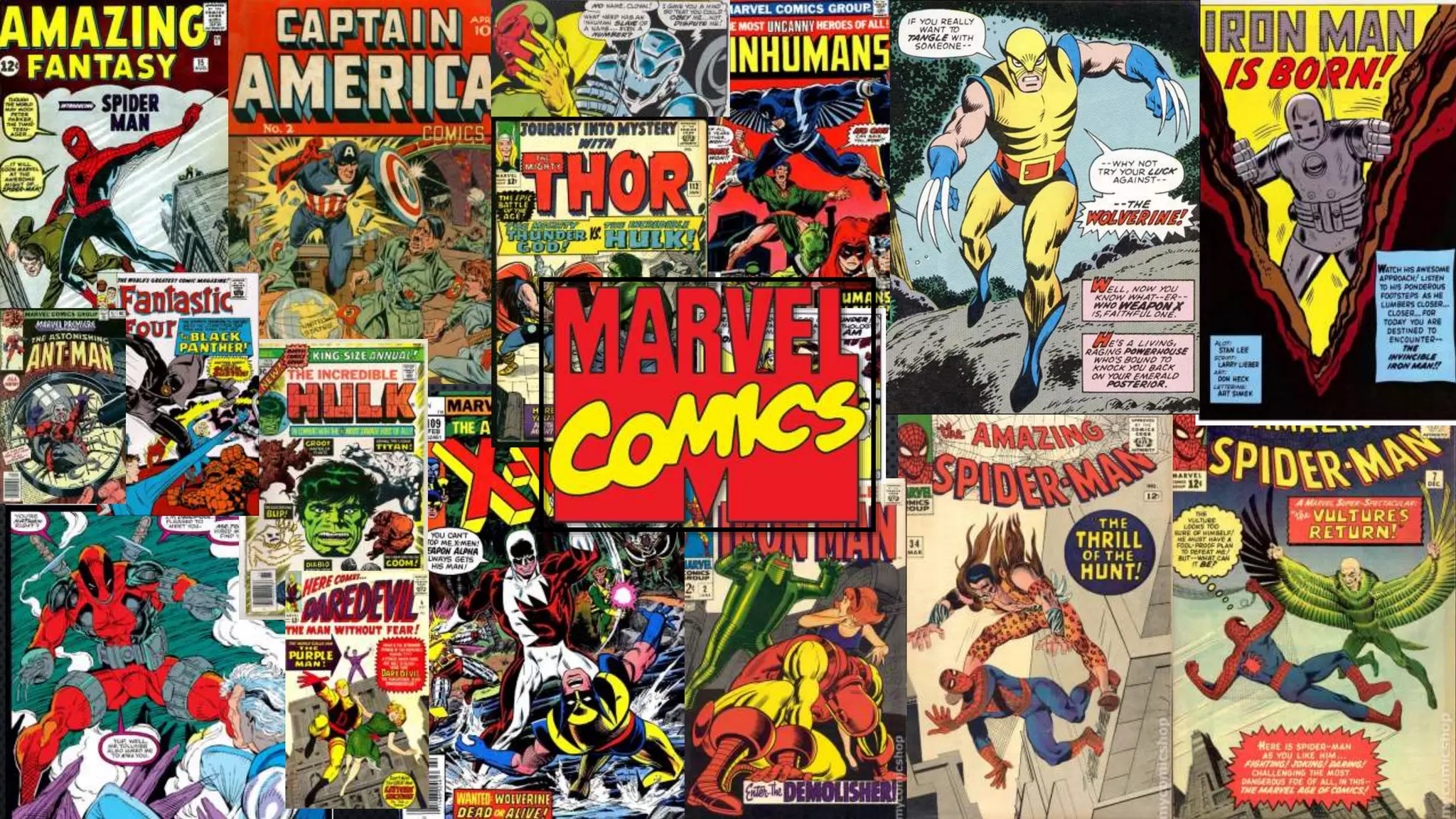 DC and Marvel Moodboard | PPTX