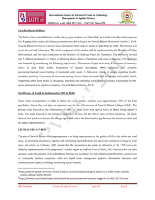 Research on swatcha barath | PDF