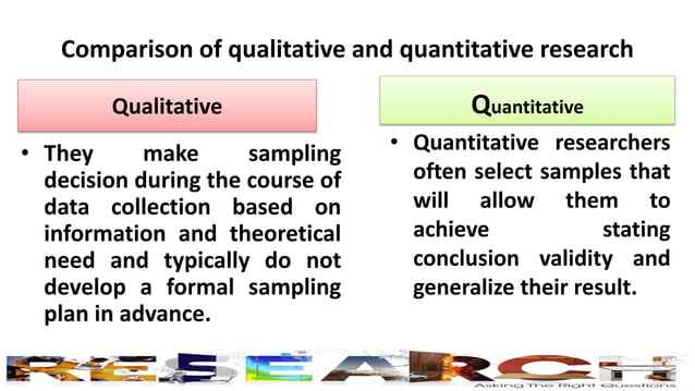 Research-Qualitative vs Quantitative research