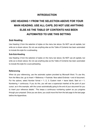 Research proposal template | DOC