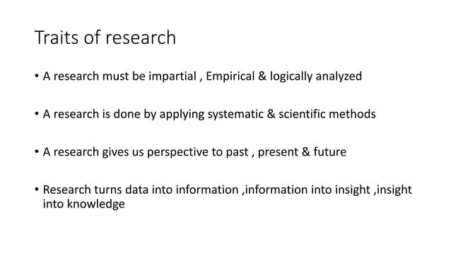 Concept of Research | PPT