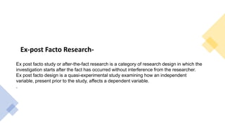 Types of Research | PPTX