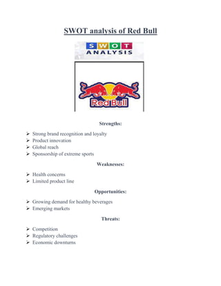 RESEARCH project on red bull by education dept | PDF