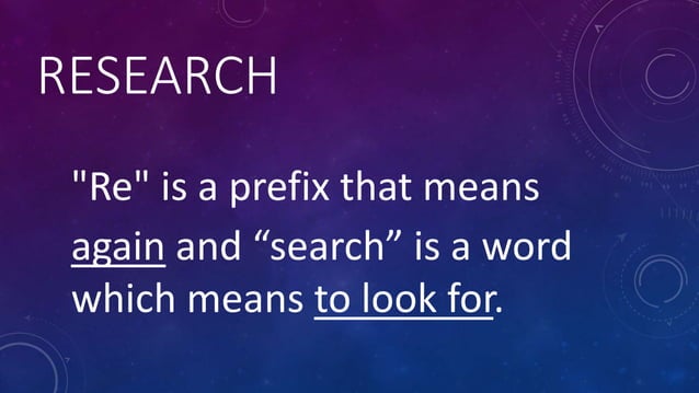 Introduction to Research Experiences and Knowledge.pptx | Science