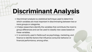 Research and Steps of Research Process and Discriminant Analysis | PDF