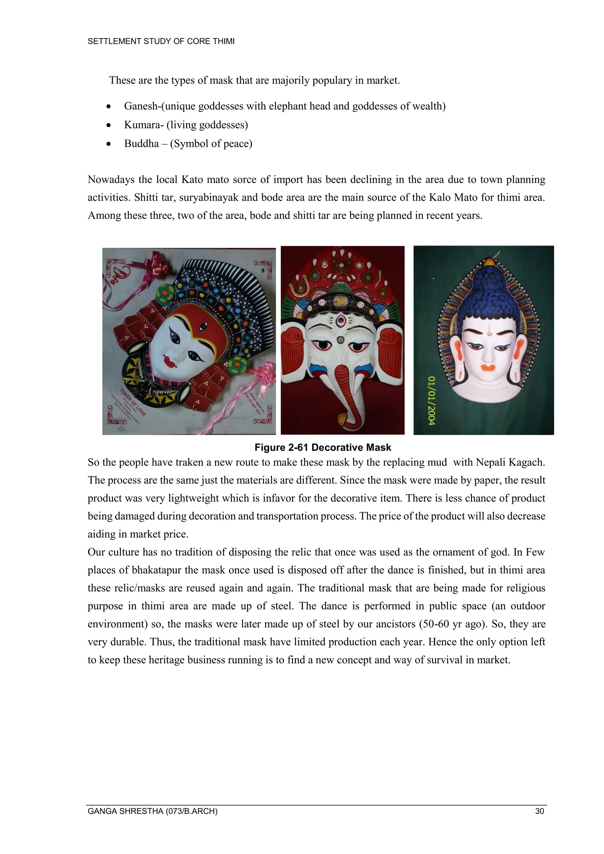 Settelment Study of Core Thimi Area, Newari Architecture | PDF
