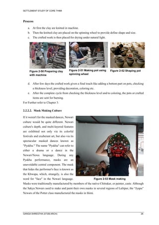 Settelment Study of Core Thimi Area, Newari Architecture | PDF