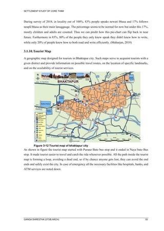 Settelment Study of Core Thimi Area, Newari Architecture | PDF