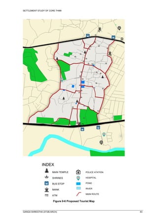 Settelment Study of Core Thimi Area, Newari Architecture | PDF