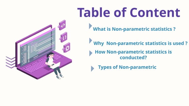 Research Non Parametric Statistics And its Application | PPTX