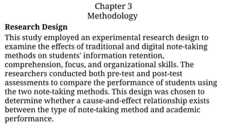 A Comparative Analysis of Traditional Note-Taking and Digital Note ...