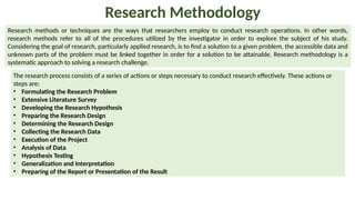 Comprehensive Guide to Research Methodology and Its Applications | PPTX