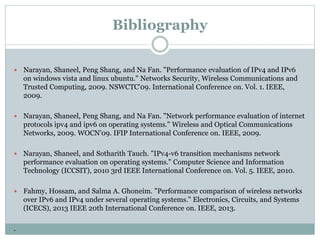 Comparative study of IPv4 and IPv6 on Windows and Linux. | PPT