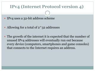 Comparative study of IPv4 and IPv6 on Windows and Linux. | PPT