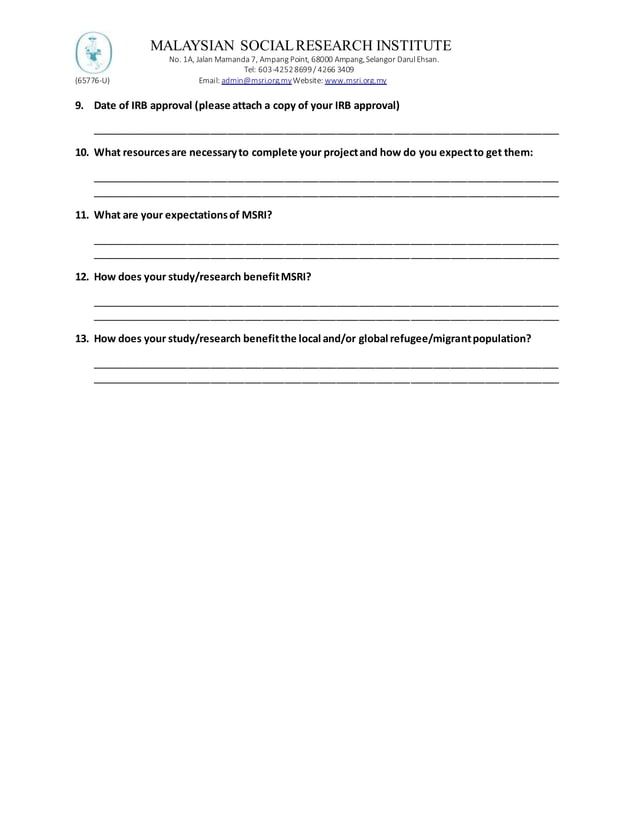 Research application-form-1 | PDF | Free Download