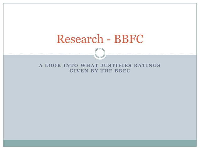 BBFC Research | PPT