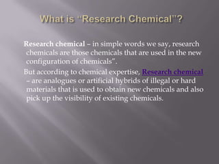 Research chemical | PPSX