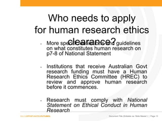 Research ethics | PPTX