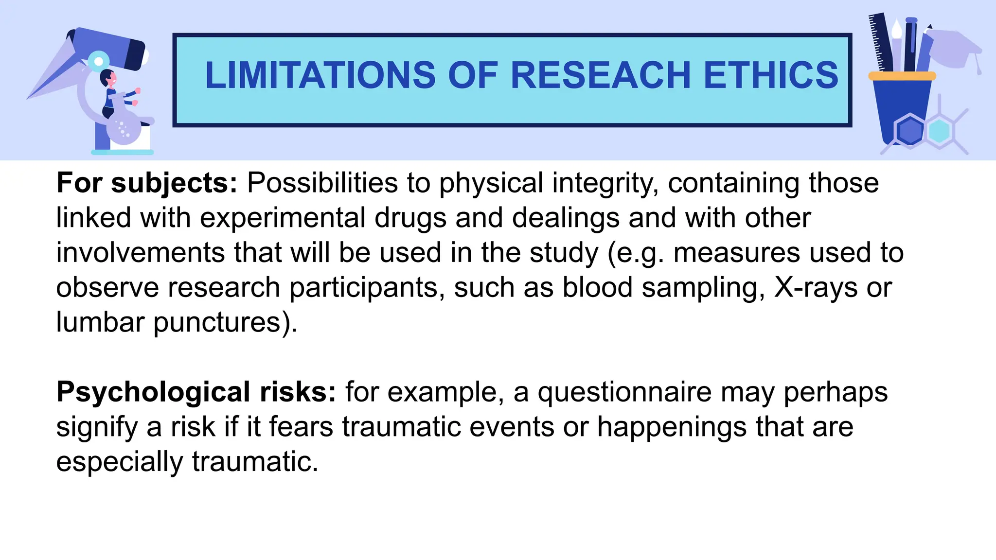 Presentation about research and research ethics | PPTX