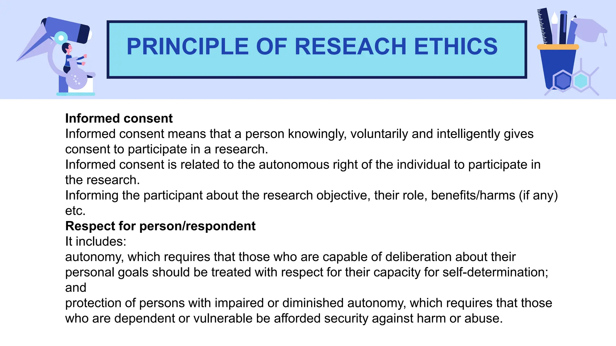 Presentation about research and research ethics | PPTX
