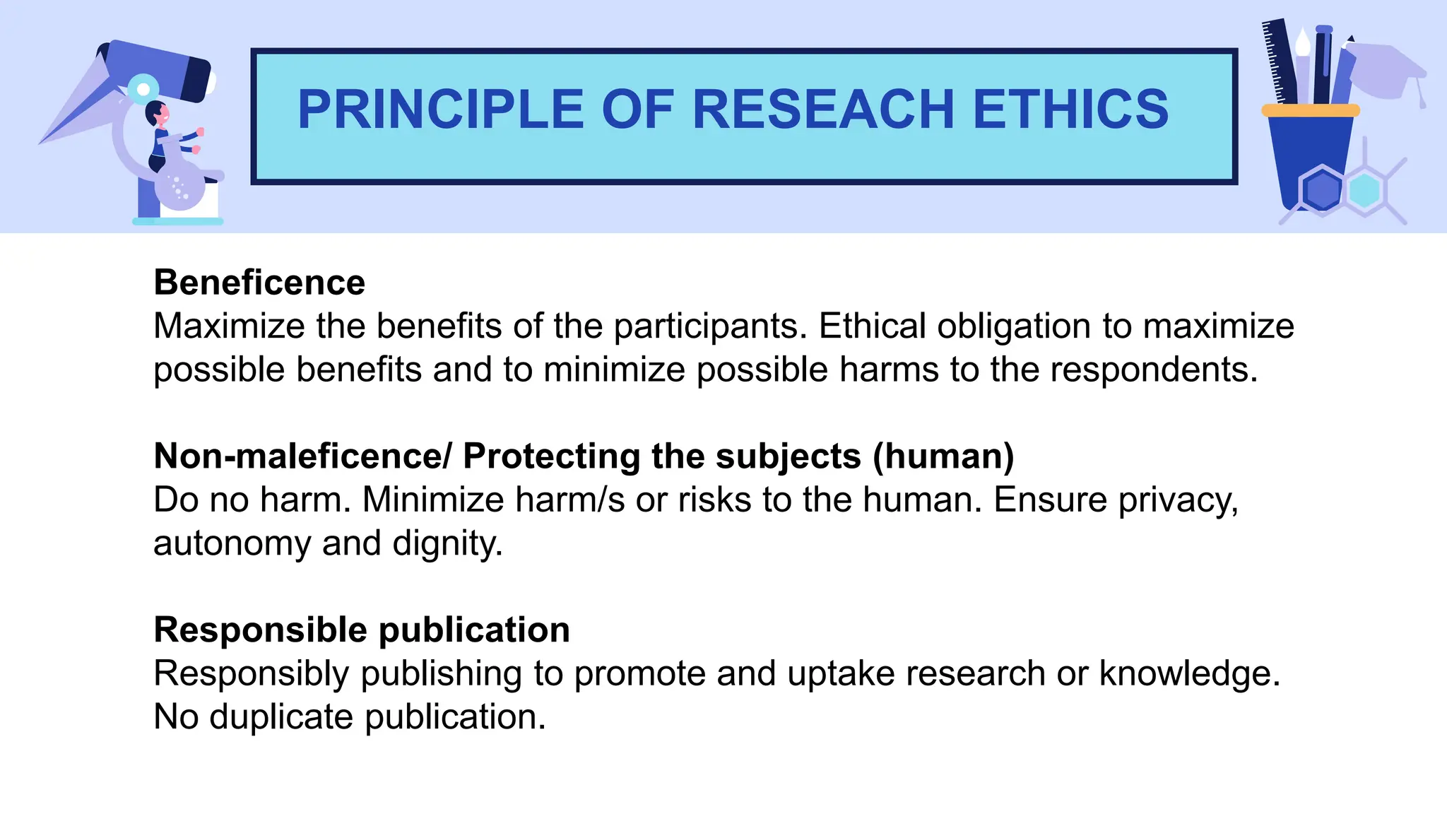 Presentation about research and research ethics | PPTX