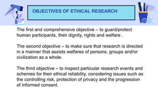Presentation about research and research ethics | PPTX
