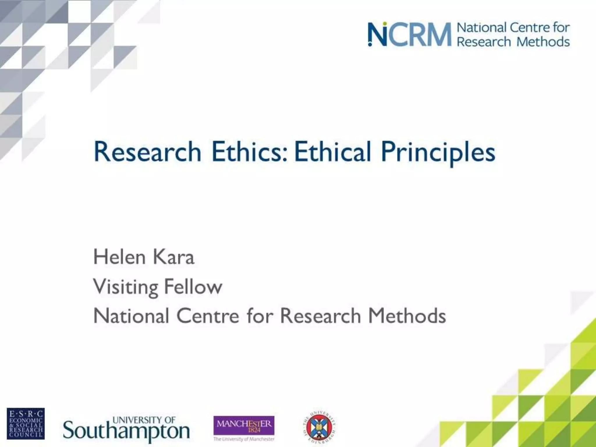 Research ethics: Ethical principles | PPTX