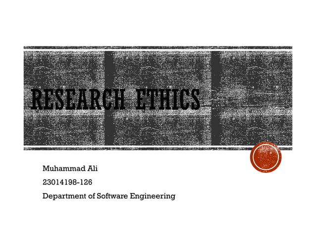 Research-Ethics-ppt.pptx research ethics | PPTX