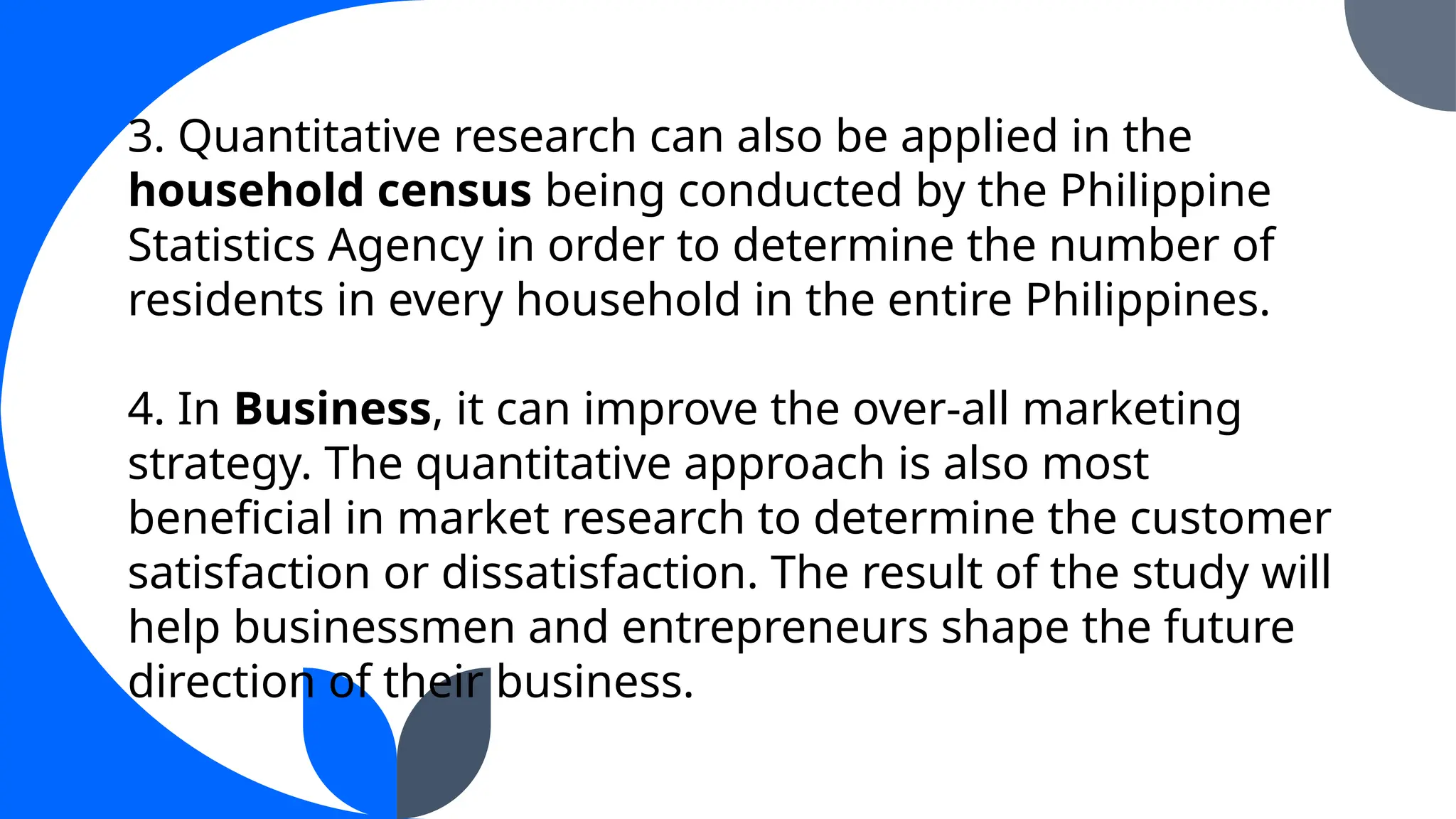 QUANTITATIVE RESEARCH ACROSS FIELDS RESEARCH STUDY | PPT