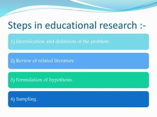 Research identification of the problem | PPTX